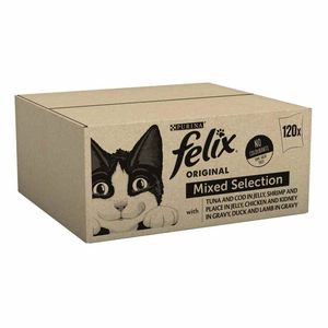 Felix Original Pouches 120 x 100g | zooplus.co.uk