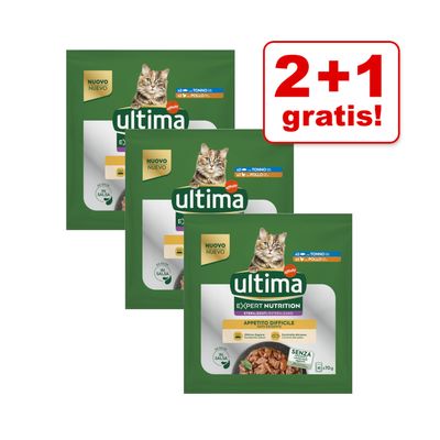 Ultima Cat Expert Nutrition 12 x 70 g - 2 + 1 gratis