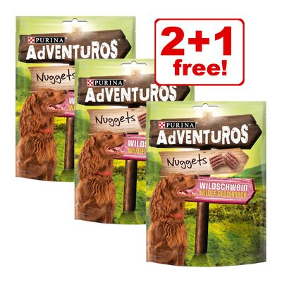 AdVENTuROS Dog Treats - 2 + 1 Free! | Great deals at zooplus!