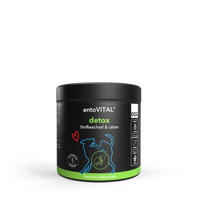 entoVITAL DOG detox pour chiens 200g